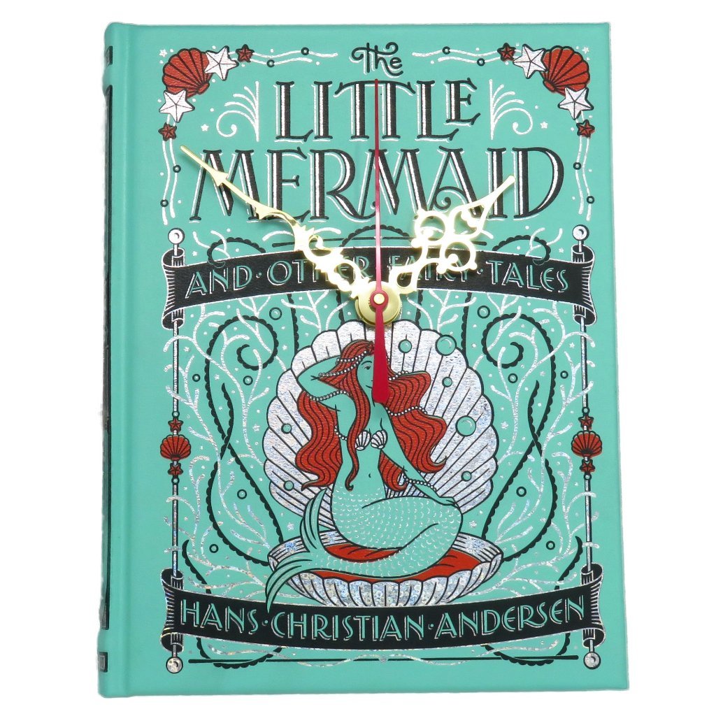 The Little Mermaid Book Clock – The Clock Library