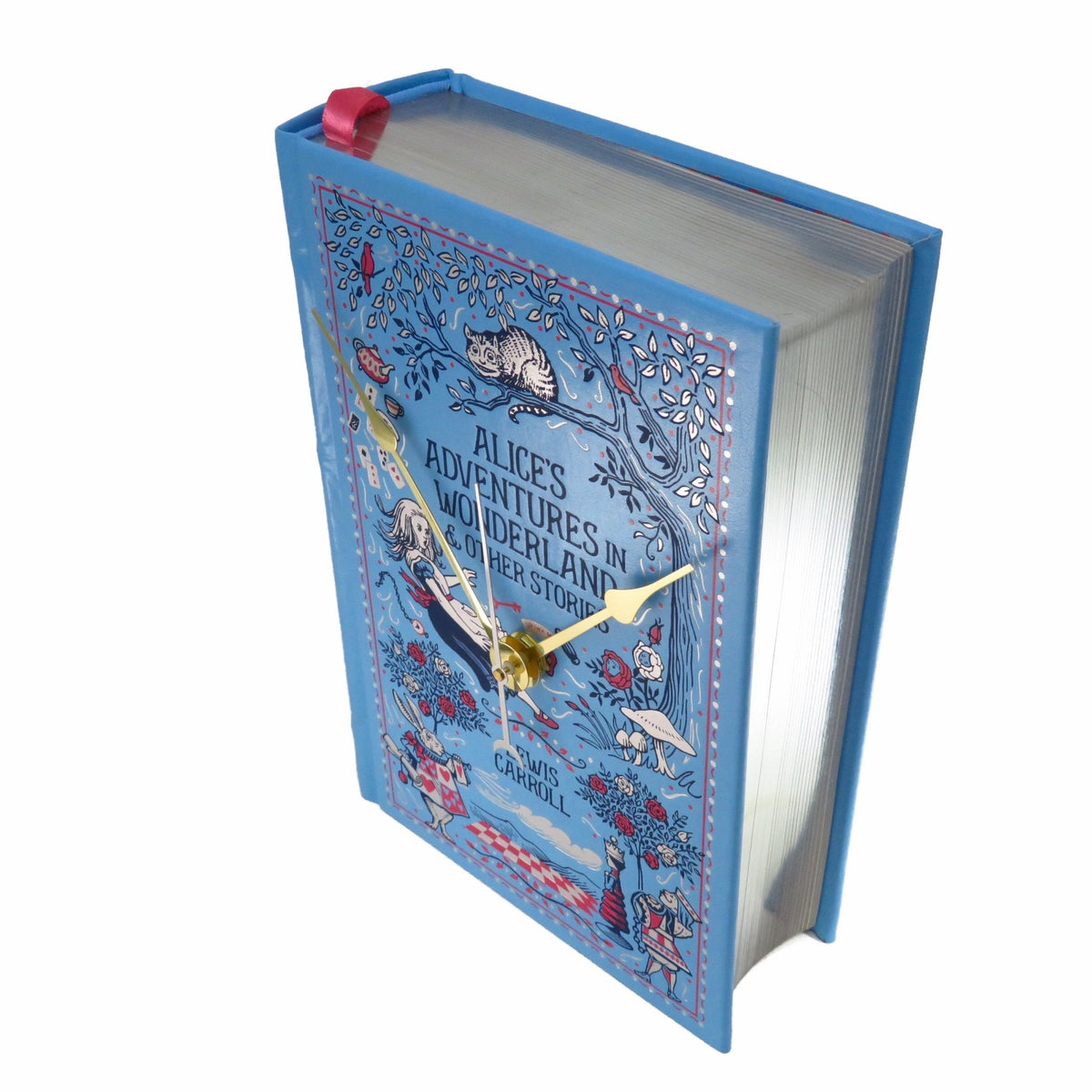 Alice's Adventures In Wonderland Book Clock – The Clock Library