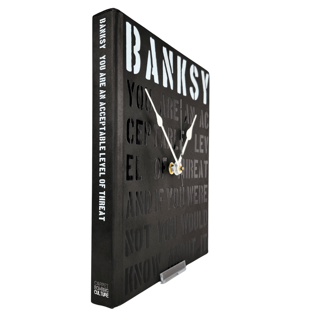 Banksy Book Clock – The Clock Library